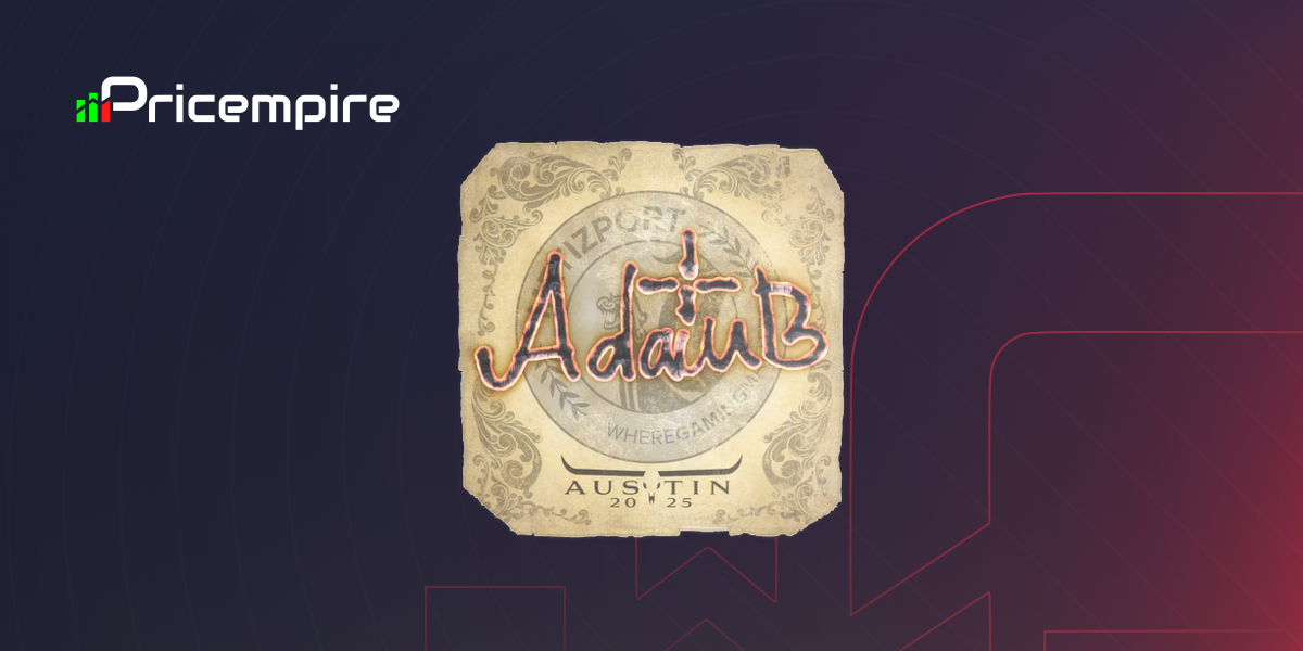Sticker | adamb | Austin 2025 | CS2 Market Stats & Analysis