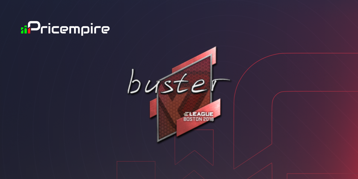 Sticker | buster | Boston 2018 | CS2 Market Stats & Analysis