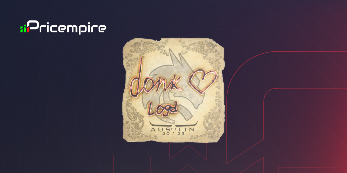 Sticker | donk | Austin 2025 | CS2 Market Stats & Analysis