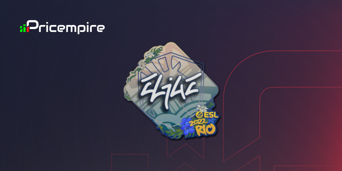 Sticker | EliGE | Rio 2022 | CS2 Market Stats & Analysis