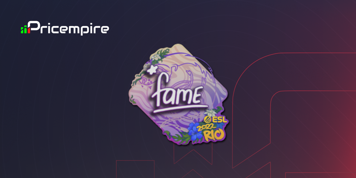 Sticker | fame | Rio 2022 | CS2 Market Stats & Analysis