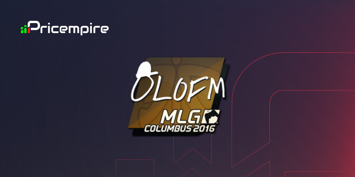 Sticker | olofmeister | MLG Columbus 2016 | Counter-Strike 2