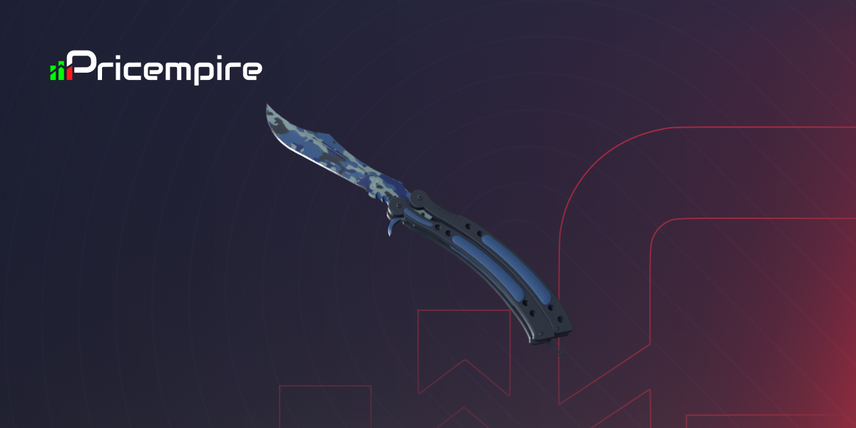 Butterfly Knife | Bright Water | CS2 Market Stats & Analysis