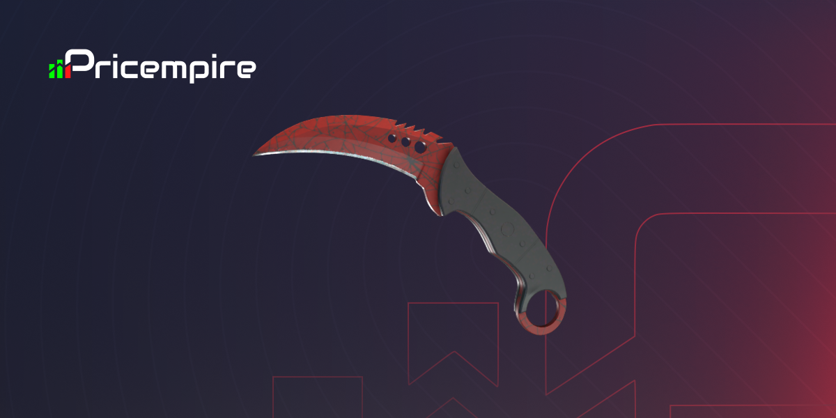 Talon Knife | Crimson Web | CS2 Market Stats & Analysis