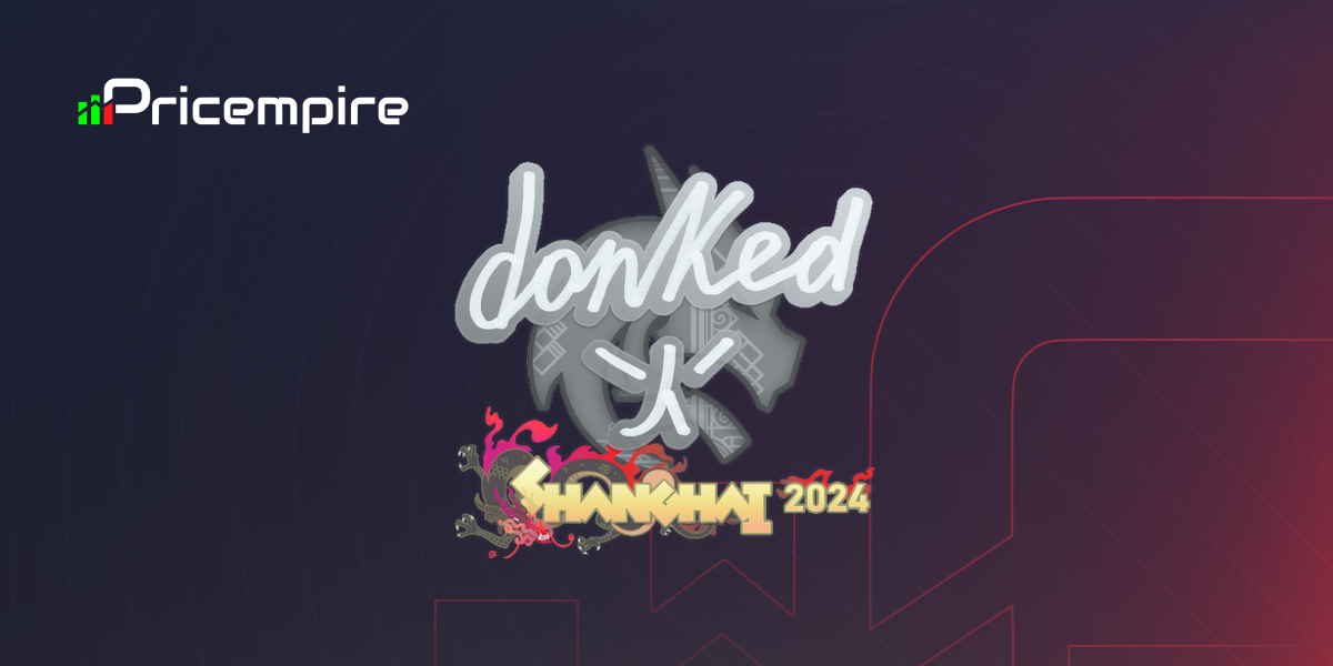 Sticker | donk | Shanghai 2024 | CS2 Market Stats & Analysis