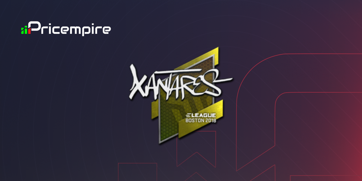 Sticker | XANTARES | Boston 2018 - CSGO autograph-stickers